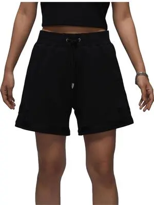 JORDAN Air Flight Diamond Fleece Shorts - Black
