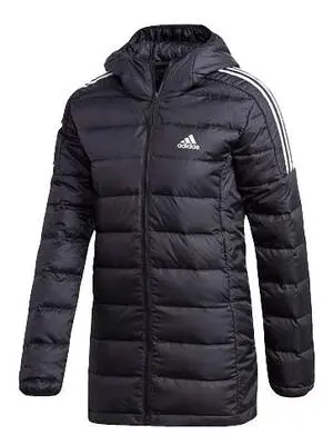Adidas Lightweight Down Hooded Parka - Black