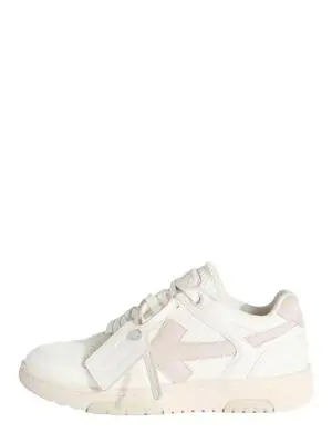 Off-White Off-White Slim Out Of Office Leather Sneakers White/pink