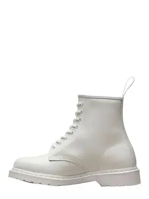 Dr. Martens 1460 Smooth Leather Lace-up Boots - White