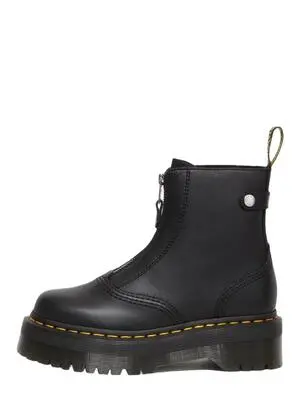 Dr. Martens Jetta Platform Zip-up Boots - Black