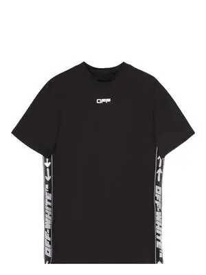 Off-White Ss22 Alphabet Printing Round Neck Pullover Short Sleeve Ordinary Version Black - Multi-color