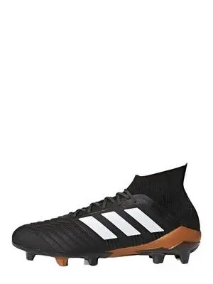 Adidas Predator 18.1 Fg Firm Ground Soccer Cleats - Black/white/gold