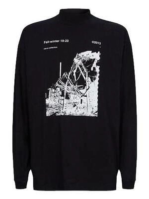 Off-White Factory Mock Neck T-shirt - Black