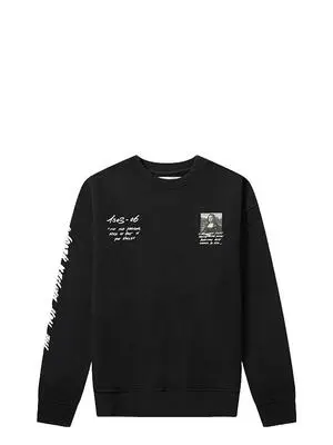 OFF-WHITE Off-White Mona Lisa Print Crewneck Sweater