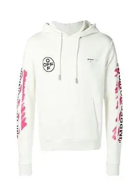 Off-White Logo Hoodie - White