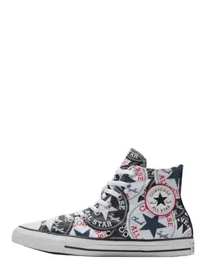 CONVERSE Converse Chuck Taylor All Star High Top Sneakers Black/white/red