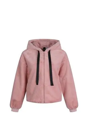 Adidas Style Fur Hooded Jacket - Default Color