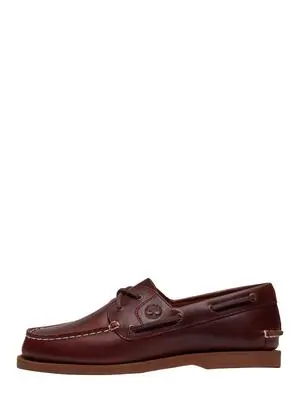 Timberland Classic 2-eye Boat Moccasins - Burgundy