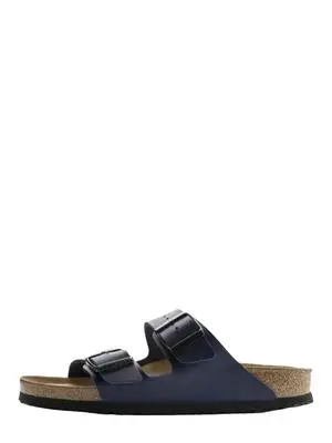 BIRKENSTOCK Birkenstock Arizona Soft Footbed Birko-Flor Slide Sandals Blue