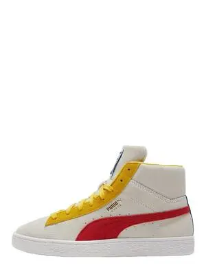 PUMA Suede Mid Top Sneakers - Creamy