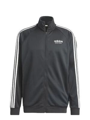 Adidas Basketball Select Track Jacket - Carbon/white
