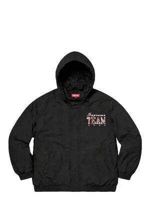 Supreme Super Team Puffy Jacket - Black