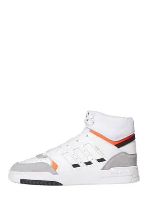 Adidas Originals Drop Step High Top Sneakers - White/orange