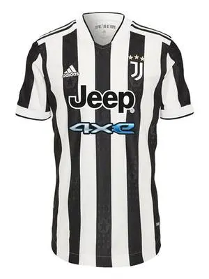 Adidas Juventus Au Player Edition 21-22 Season Home Soccer/football Short Sleeve Black White T-shirt - Default Color