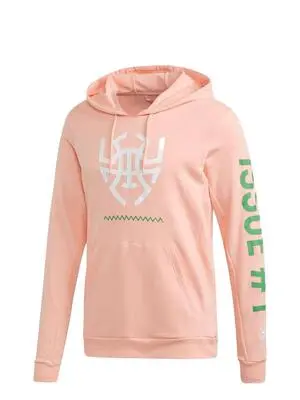 Adidas Donovan Mitchell Alphabet Pattern Printing Basketball Sports Hoodie - Multi-color