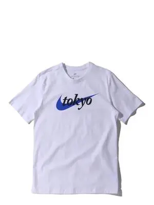 Nike Nike City Logo T-shirt 'tokyo White Royal Blue' Default Colorway