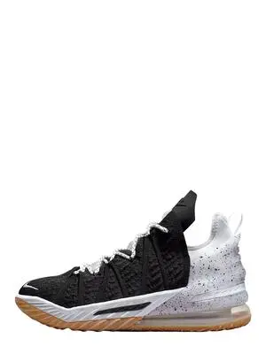 Nike Lebron 18 High-top Athletic Sneakers - Black/white