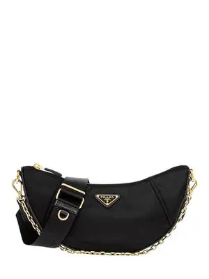PRADA PRADA Demi-Lune Shoulder Bag