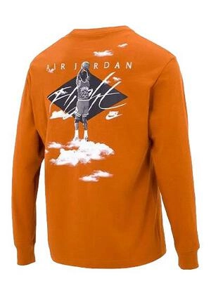 JORDAN Jordan Air "Loog Printing" Long Sleeve Shirt Default Color