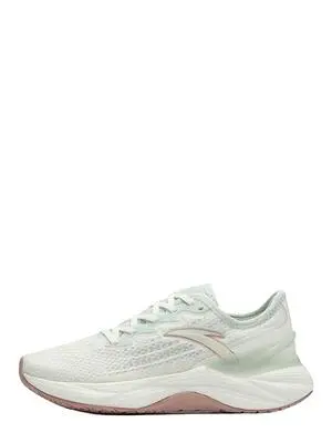 ANTA Athletic Sneakers - White/green/brown