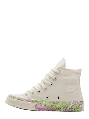 CONVERSE Chuck 70 High Top Sneakers - White/pink/purple