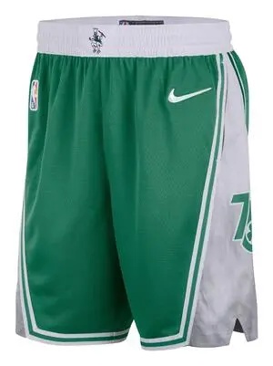 Nike Boston Celtics Colorblock Straight Shorts Green - Default Color