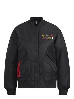Adidas Neo Cny Padded Bomber Jacket - Black