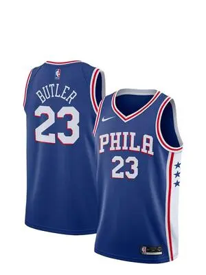 Nike Philadelphia 76ers Butler No. 23 Icon Edition Swingman Jersey - Blue