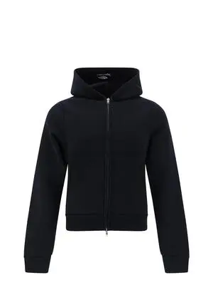 Balenciaga Zip-up Hoodie - Black