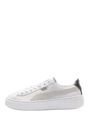 PUMA Basket Platform Low Top Sneakers - White