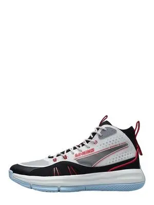 LI-NING 937 High-top Sneakers - White/black/red