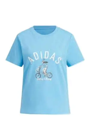 Adidas Original T-shirt With Graphic Print - Blue