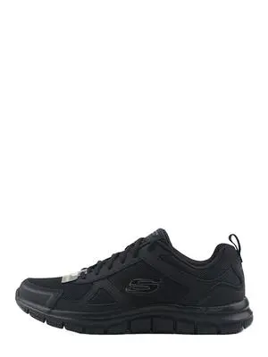 Sketchers Track Low Running Sneakers - Black