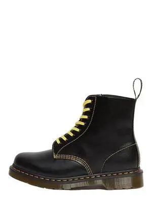 Dr. Martens 1460 Pascal Atlas Lace Up Boots - Black