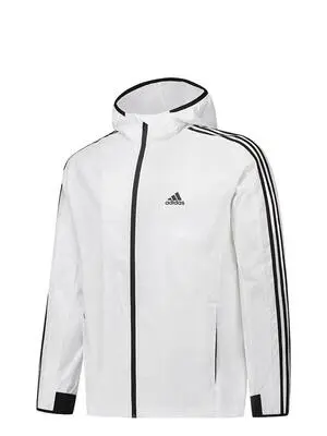 Adidas Woven Windbreaker Jacket - White