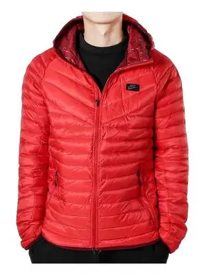 Nike Hooded Down Jacket - Red