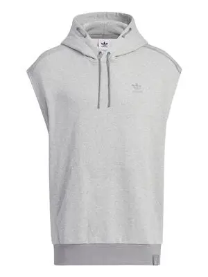 Adidas Originals Sleeveless Hooded Top - Grey