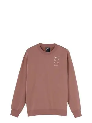 Nike Swoosh Sportswear French Terry Crewneck Sweatshirt - Light Brown