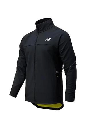 NEW BALANCE Logo Stand Collar Zip Jacket - Black