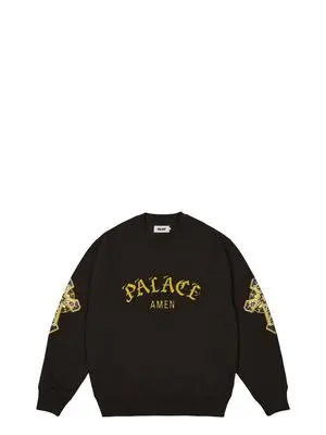PALACE Saints Crewneck Sweatshirt - Black