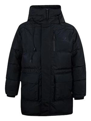 CONVERSE Mid-length Down Fill Puffer Jacket - Black