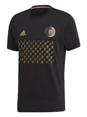 Adidas Pp Gra Tee Soccer/football Sports Training Short Sleeve - Black