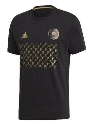 Adidas Pp Gra Tee Soccer/football Sports Training Short Sleeve - Black