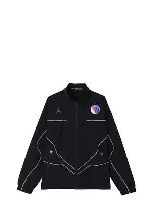 JORDAN Paris Saint-germain Logo Zip-up Track Jacket - Black