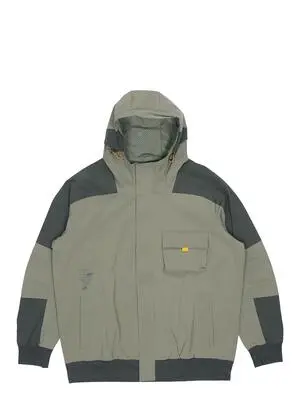 Adidas Colorblocked Hooded Windproof Jacket - Green