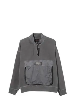 JORDAN 23 Engineered Half Zip Open Sweatshirt For - Black