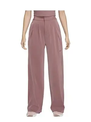 Nike Bliss Dri-fit Wide-leg Trousers - Pink