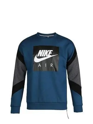 Nike Crew Fleece Round Neck Pullover - Blue