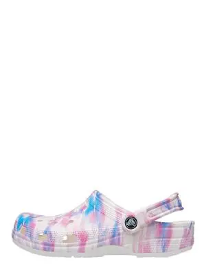 CROCS Classic Casual Sandals - White/pink/blue